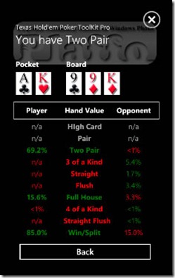 Poker Toolkit pro: Calcola la percentuale delle possibili combinazioni ...